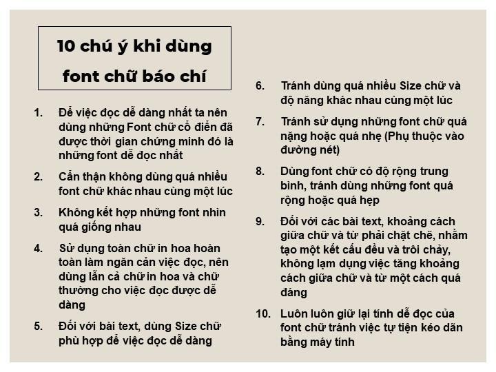[Tải miễn phí] 15+ kiểu font chữ báo chí Việt hóa chuẩn